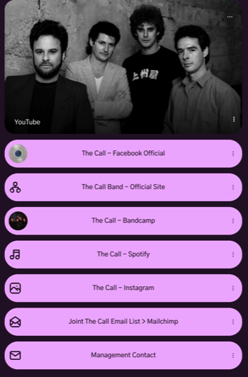 The Call - The Official Band Page
